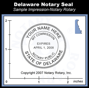 Delaware Notary Seal Embosser
