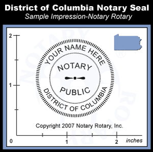District of Columbia Notary Seal Embosser