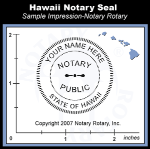 Hawaii Notary Seal Embosser