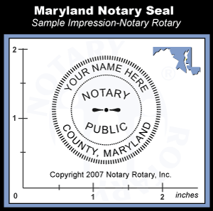 Maryland Notary Seal Embosser