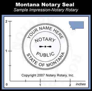 Montana Notary Seal Embosser