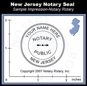 New Jersey Notary Seal Embosser